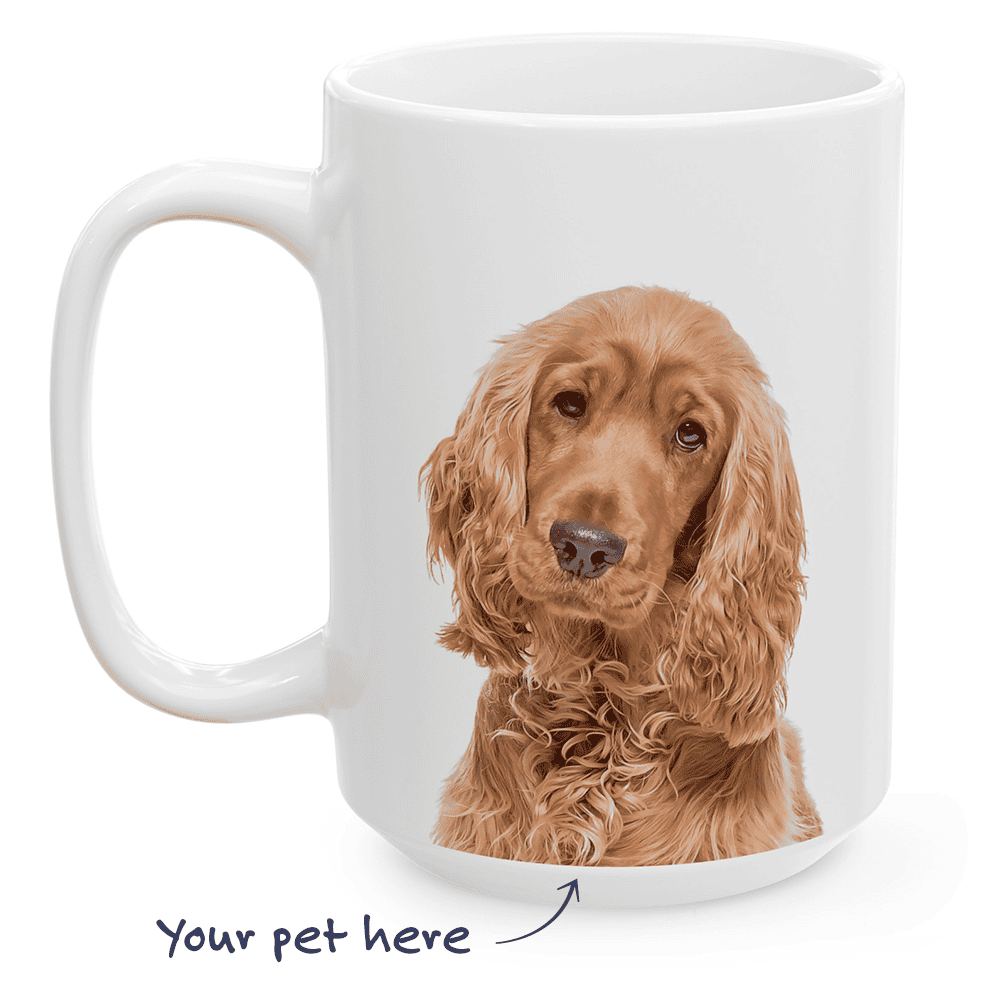 Custom Pet Mug: Personalized Pet Mug Using Your Pet's Photo